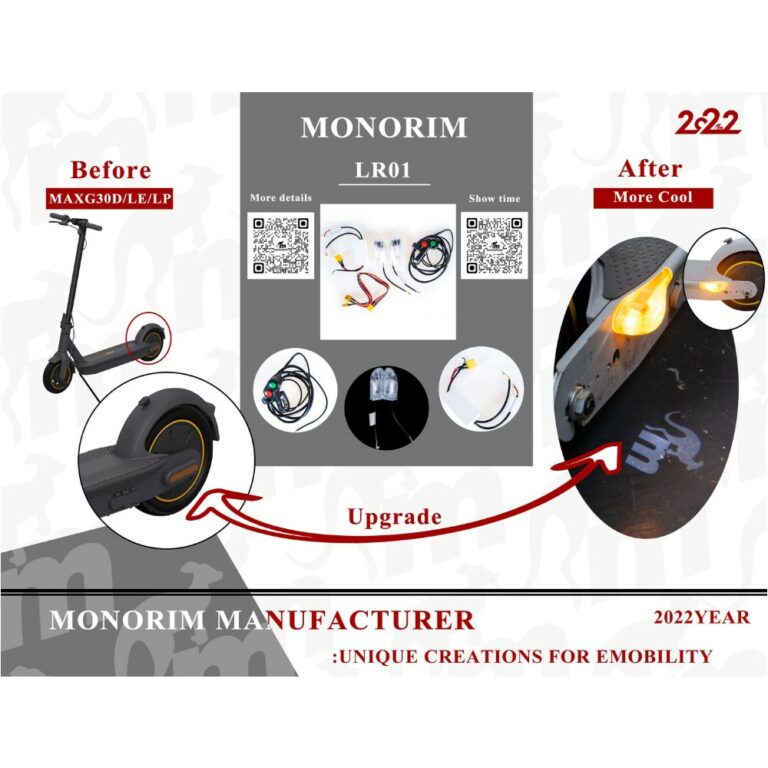 Monorim LR01 irányjelző - index és logó projektor Segway-Ninebot MAX szériához - Monorim® HU